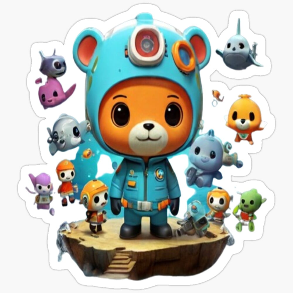 Kira Sticker - Octonauts Kids Gift For You - Phone Stickers, Waterproof ...
