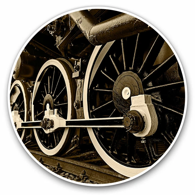 Kira Sticker With Old German Steam Locomotive Train Cool Gift ...