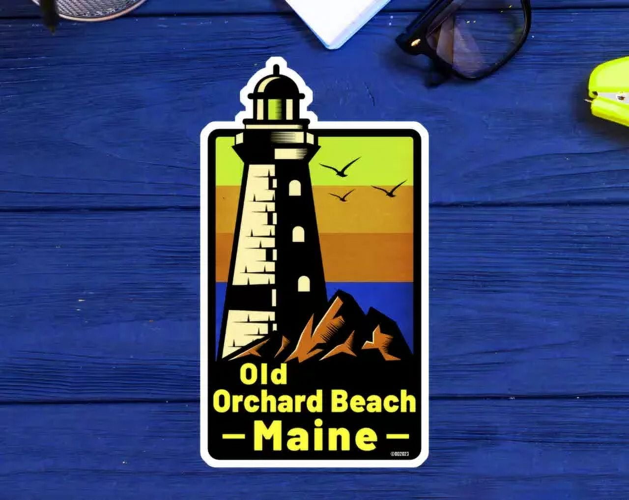 Kira Sticker With Old Orchard Beach Maine Decal Lighthouse Me ...