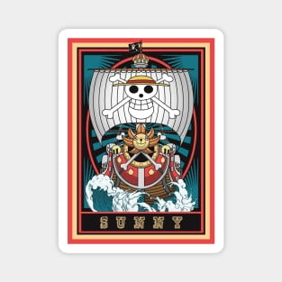 Kira Sticker With One Piece - Thousand Sunny Pirates Ship Decorative ...