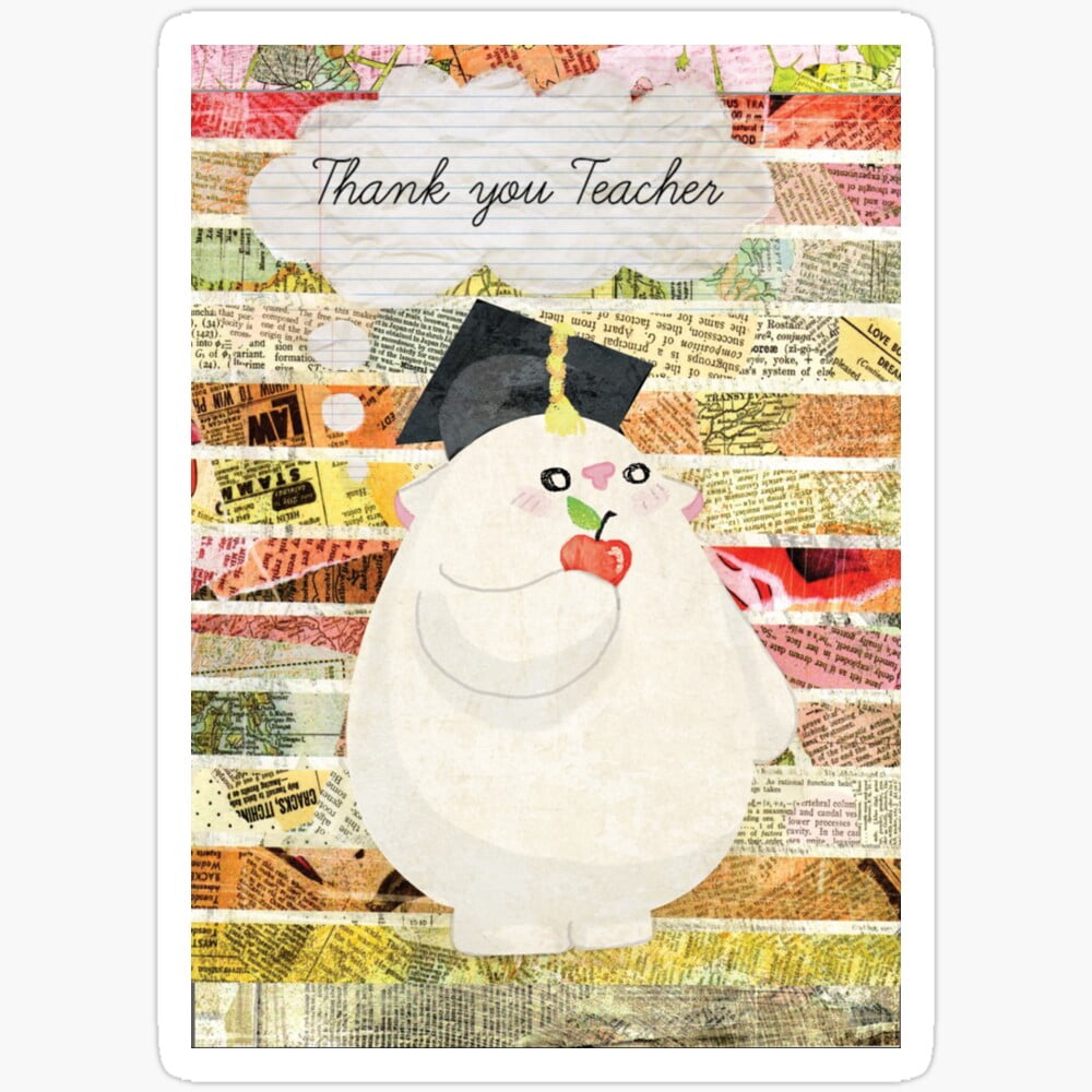 Kira Sticker - Original Character Bostwick 'Thank You Teacher' - Phone ...