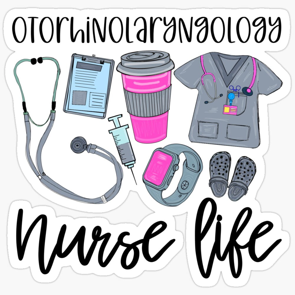 Kira Sticker - Otorhinolaryngology Ent Nurse Nursing Gift Rn Medical ...