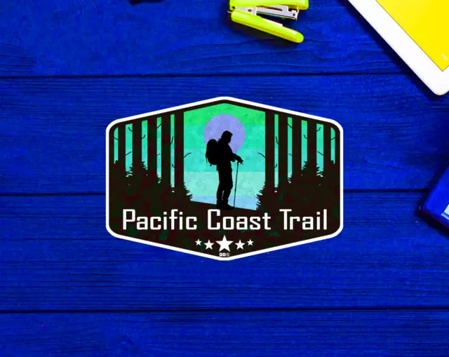 Kira Sticker With Pacific Coast Trail California Oregon Washington ...