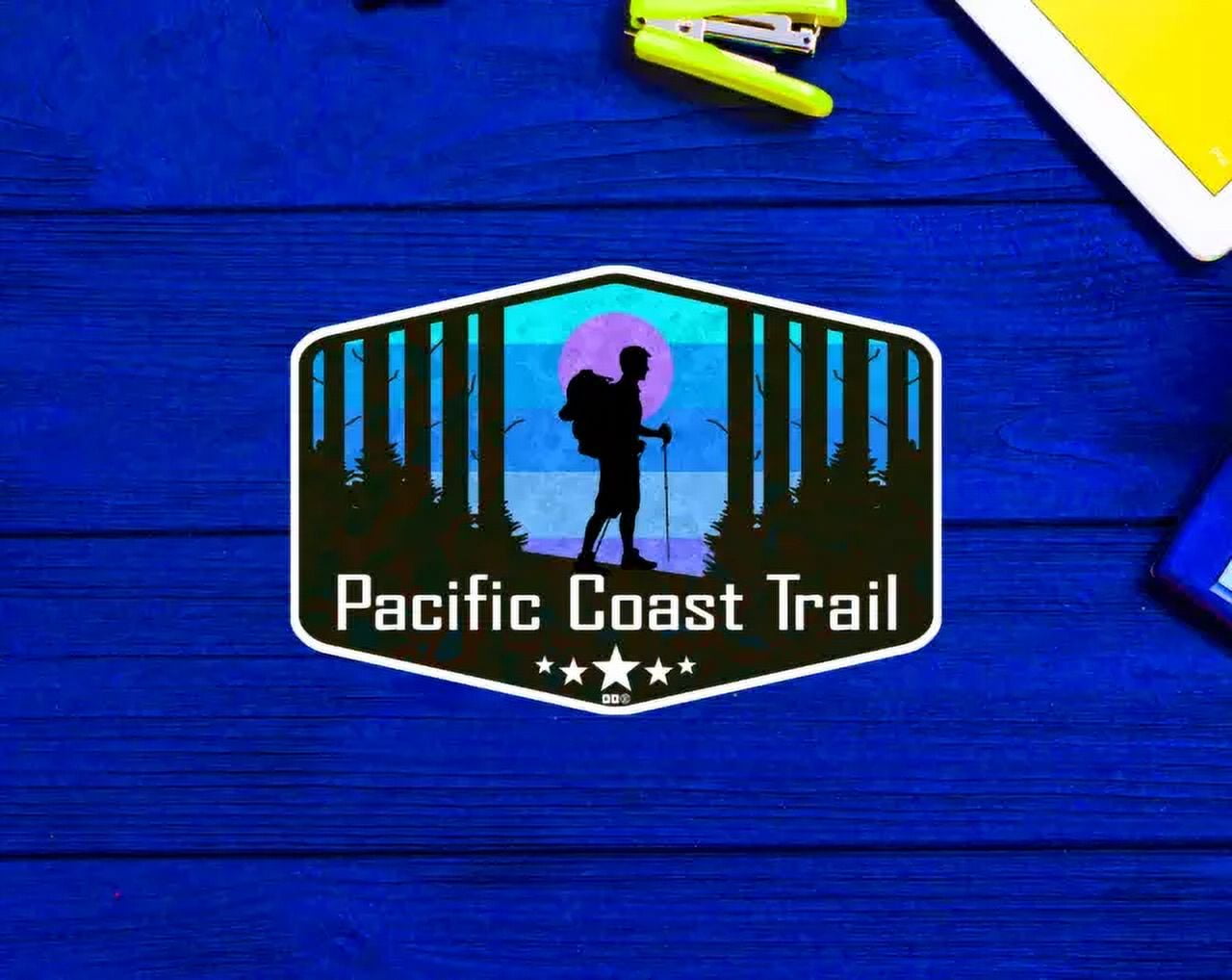 Kira Sticker With Pacific Coast Trail California Oregon Washington ...