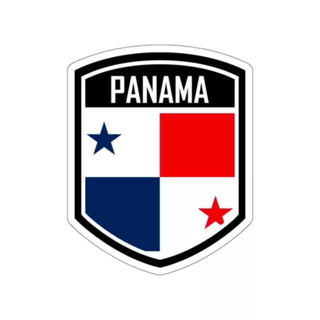 Kira Sticker With Panama National Flag Shield Country Vinyl Decal Logo Design Decorative Laptop ...