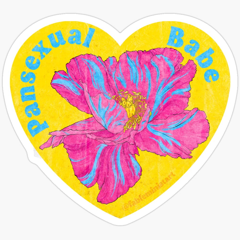 Kira Sticker - Pansexual Babe Gift For You - Phone Stickers, Waterproof ...