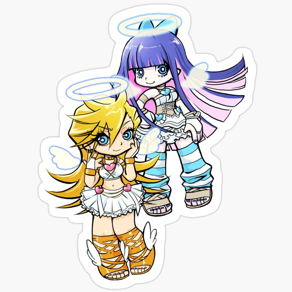 Kira Sticker - Panty & Stocking Gift For You - Phone Stickers ...
