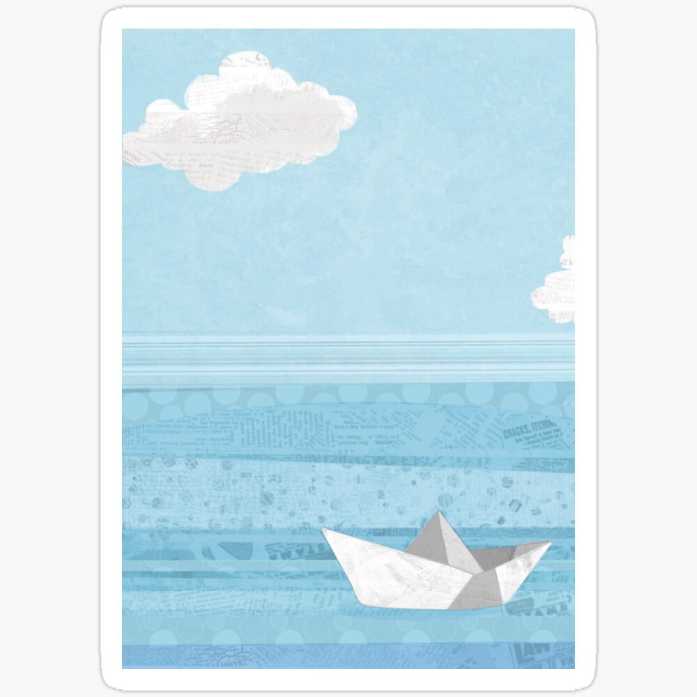 Kira Sticker - Paper Sailing - Phone Stickers, Waterproof Decals Water ...
