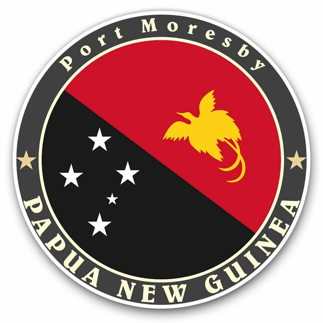 Kira Sticker With Papua New Guinea Flag Port Moresby Cool Gift ...