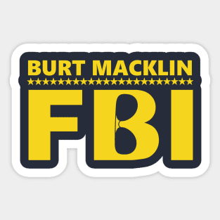 Kira Sticker With Parks And Recreation Burt Macklin Fbi Decorative ...