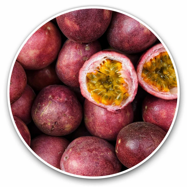 Kira Sticker With Passion Fruit Tropical Food Cool Gift Decorative ...