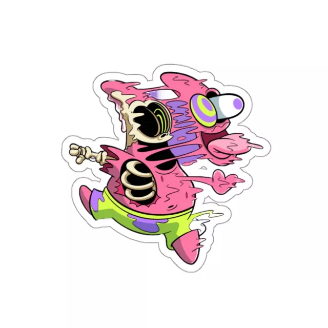 Kira Sticker With Patrick Cartoon Character Fan Art Compilation Drawing ...
