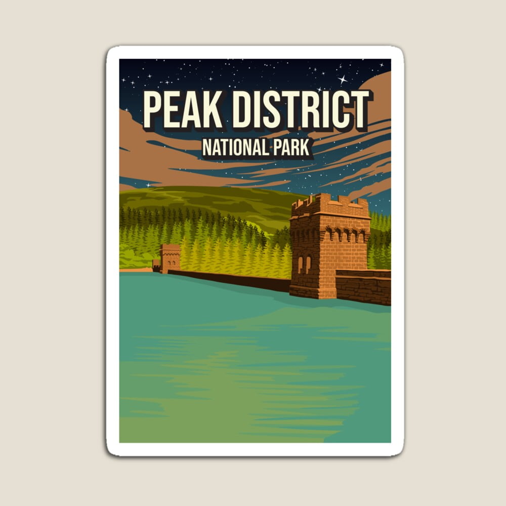 Kira Sticker With Peak District Minimal England National Park ...