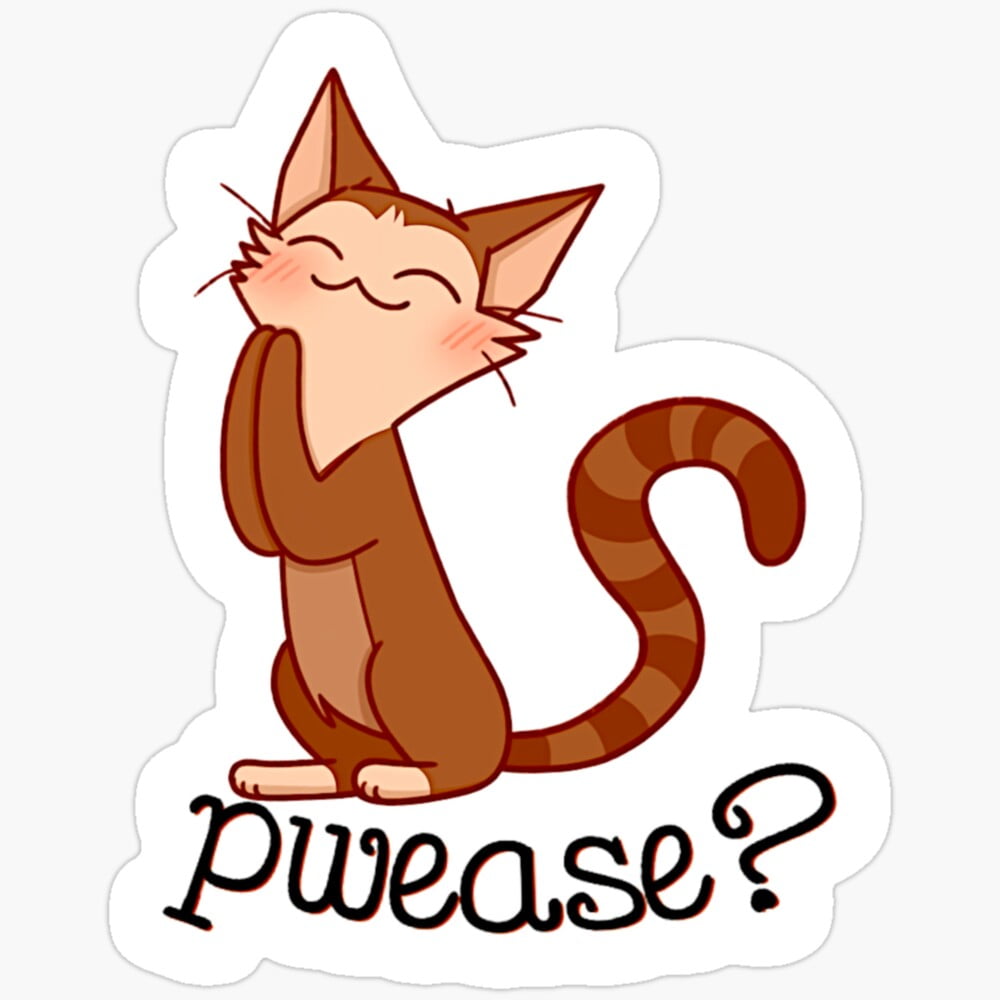 Kira Sticker - Pepper Pawsworth - Pwease? Gift For You - Phone Stickers ...