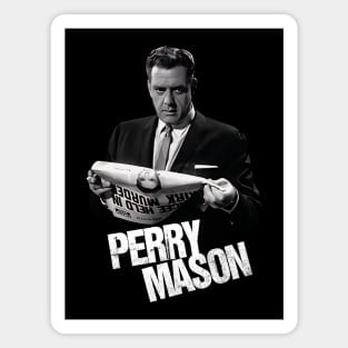 Kira Sticker With Perry Mason - Raymond Burr - 50S Tv Show Decorative ...