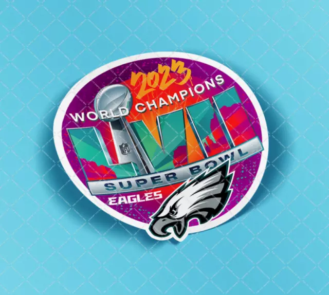 Kira Sticker With Philadelphia Football Team Super Bowl Champions 2023 ...
