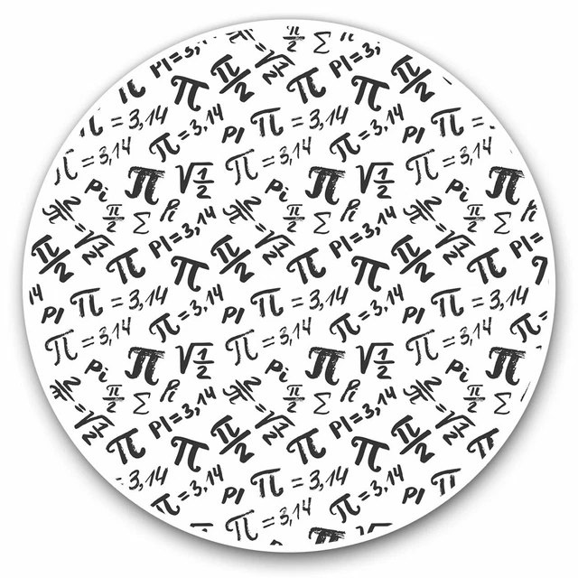 Kira Sticker With Pi Symbol Pattern Maths Chemistry Cool Gift ...