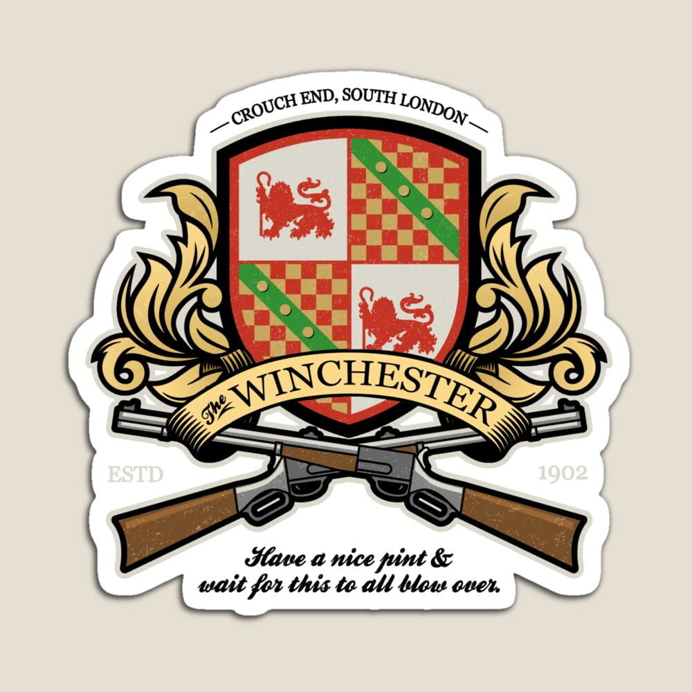 Kira Sticker With Have A Pint At The Winchester Sticker Decorative ...