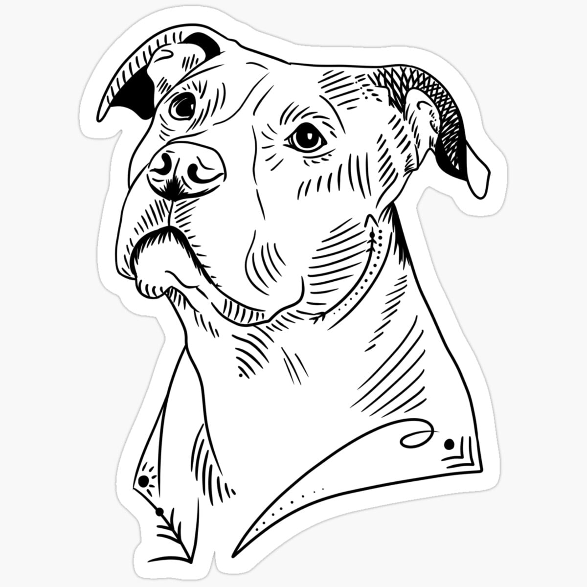 Kira Sticker - Pitbull , Pitbull Owner, Pitbull Terrier, Bull Terrier ...