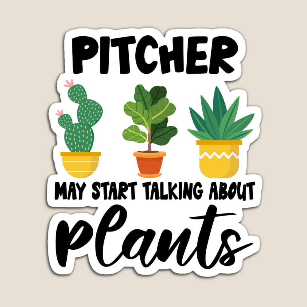 Kira Sticker With Pitcher May Start Talking About Plants, Pitcher ...