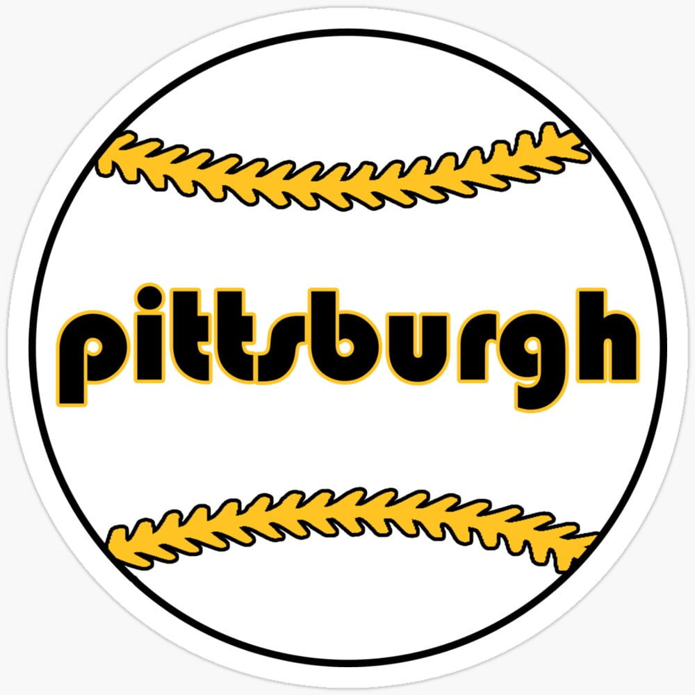 Kira Sticker - Pittsburgh Retro Throwback Baseball - Phone Stickers ...