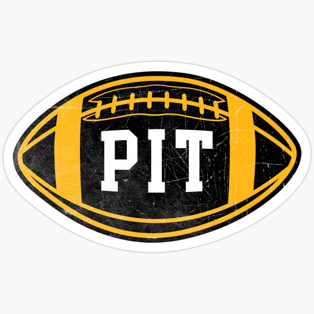 Kira Sticker - Pittsburgh Retro Throwback Football - Phone Stickers ...
