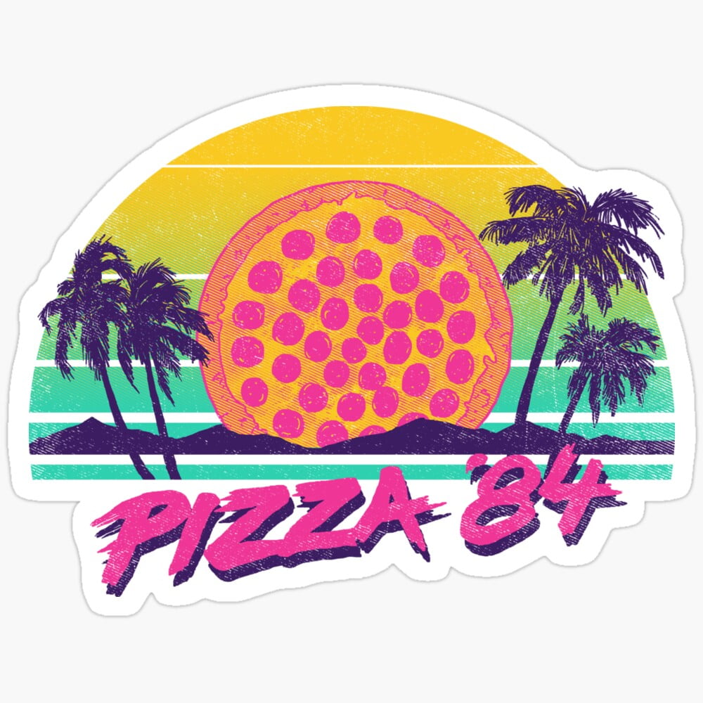 Kira Sticker - Pizza '84 Sticker - Single, Trio, Or Squad — Collect ...
