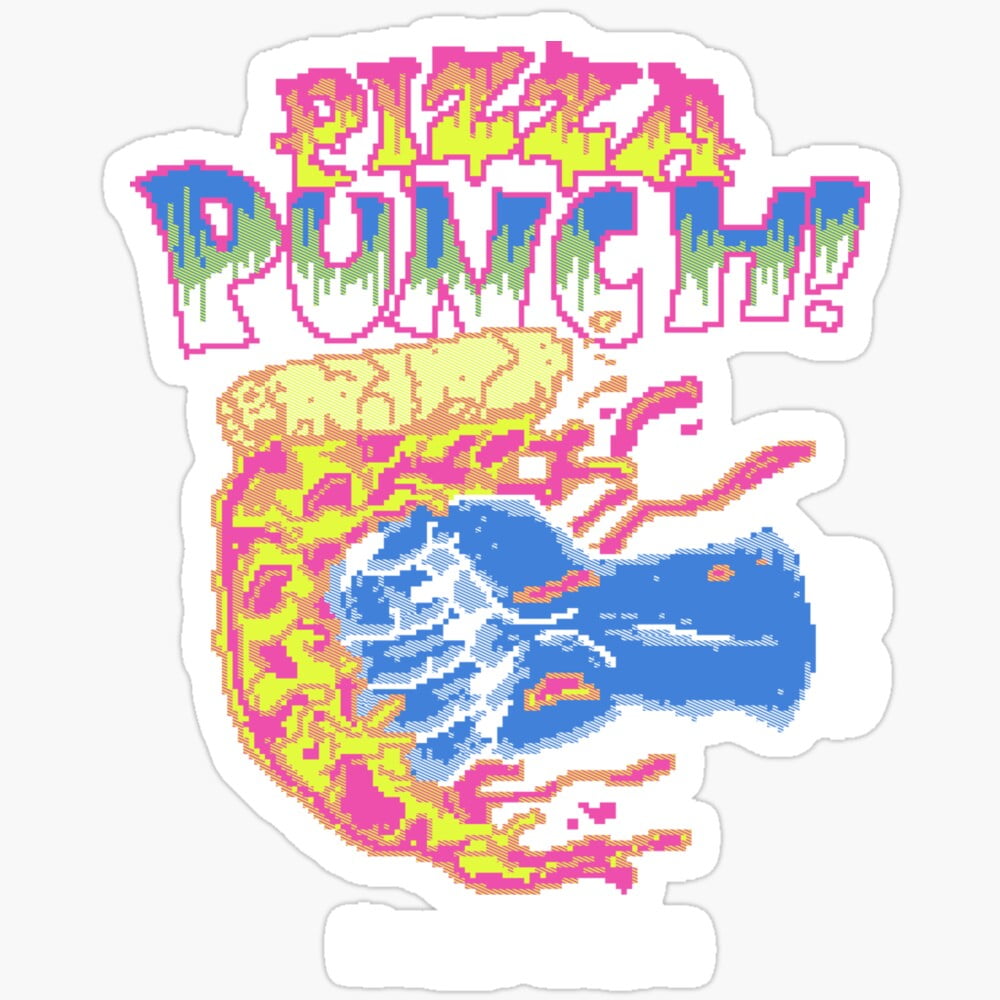 Kira Sticker - Pizza Punch Sticker - Single, Trio, Or Squad — Collect ...