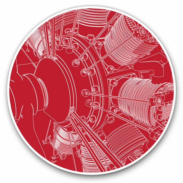 Kira Sticker With Plane Airplane Engine Plane Pilot Cool Gift ...