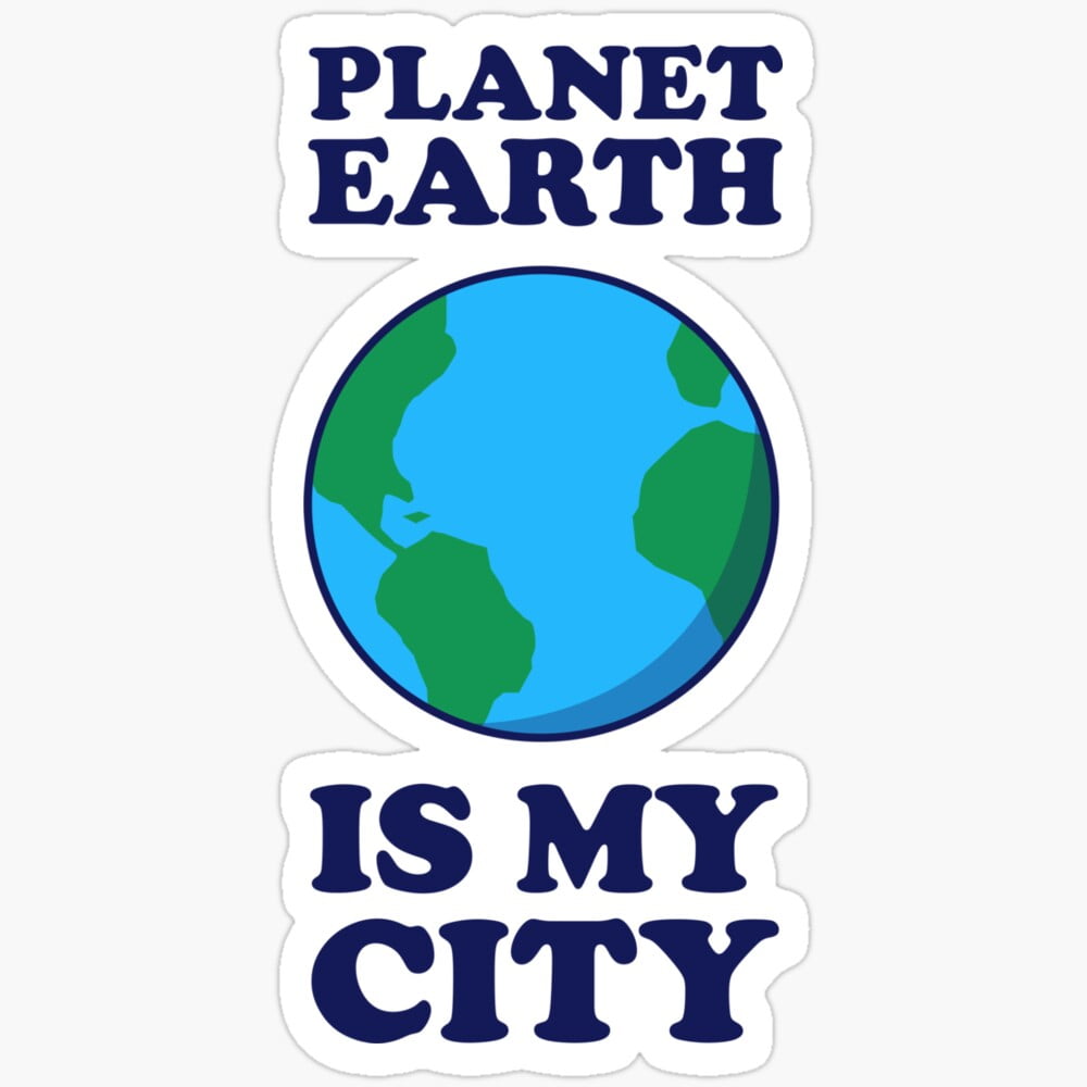 Kira Sticker - Planet Earth Is My City Gift For You - Phone Stickers ...