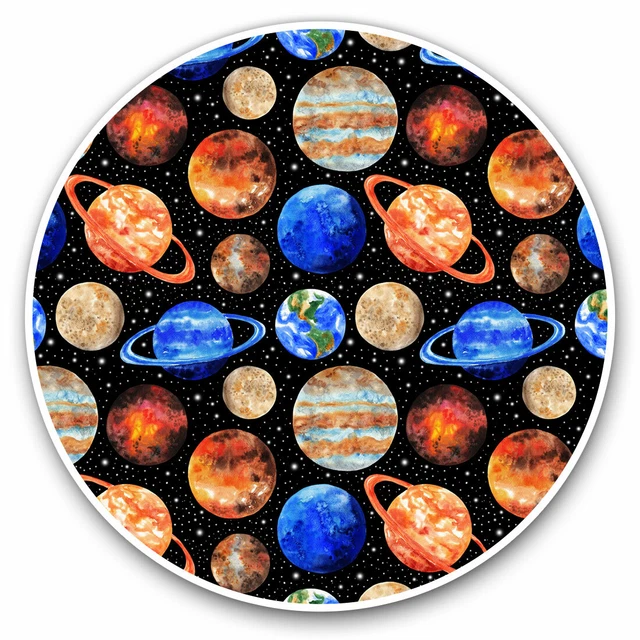 Kira Sticker With Planet Solar System Space Planets Cool Gift ...