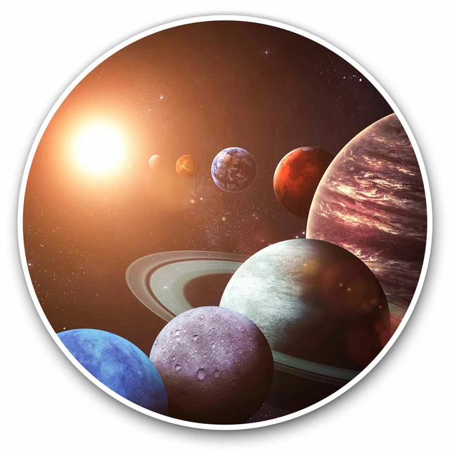 Kira Sticker With Planets Solar System Space Nasa Cool Gift Decorative ...