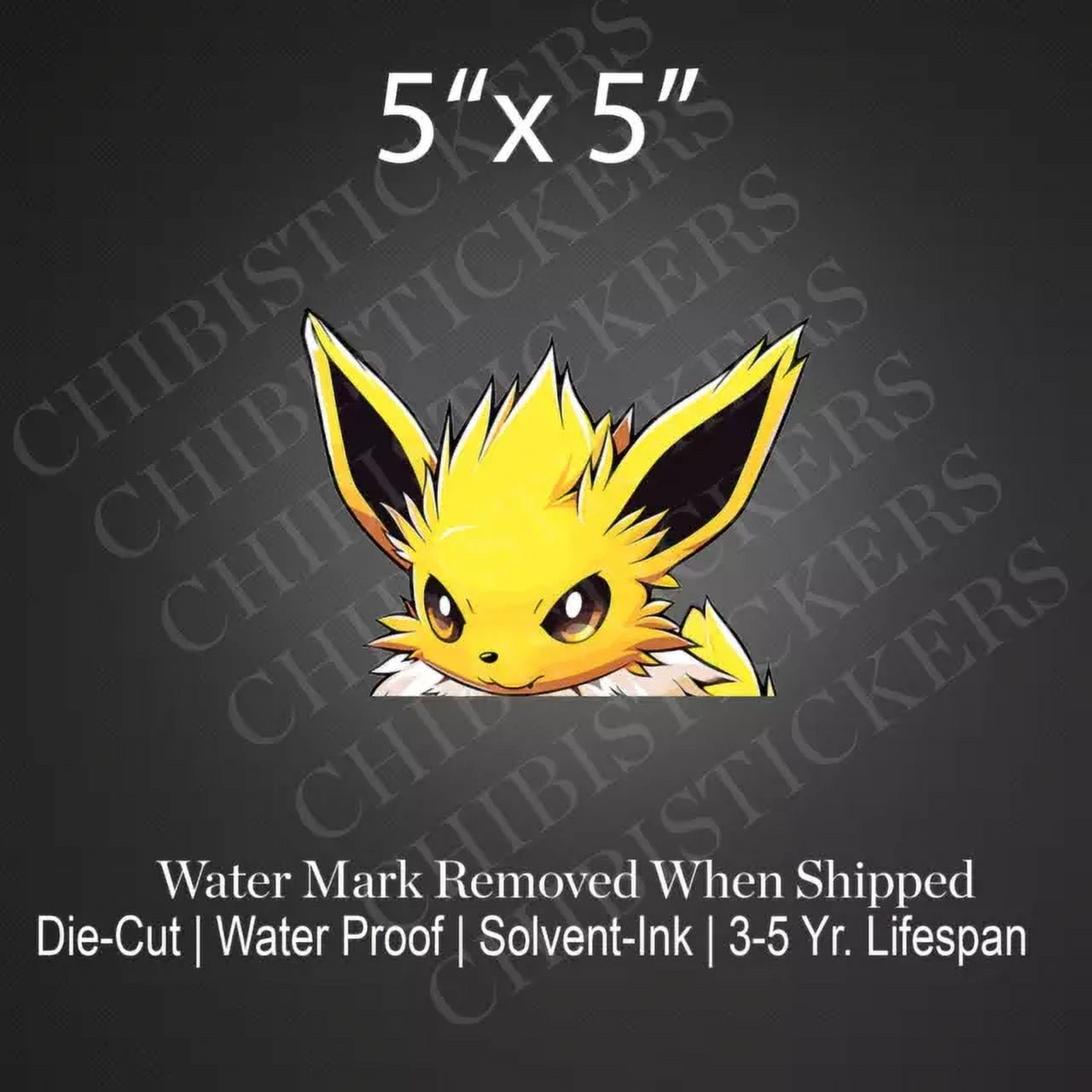 Kira Sticker With Pokemon Eevee Peeker Vinyl Sticker Waterproof Decal ...