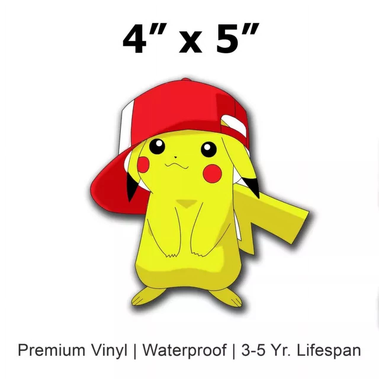 Kira Sticker With Pokemonpikachu Ash Hat Peeker Vinyl Sticker ...