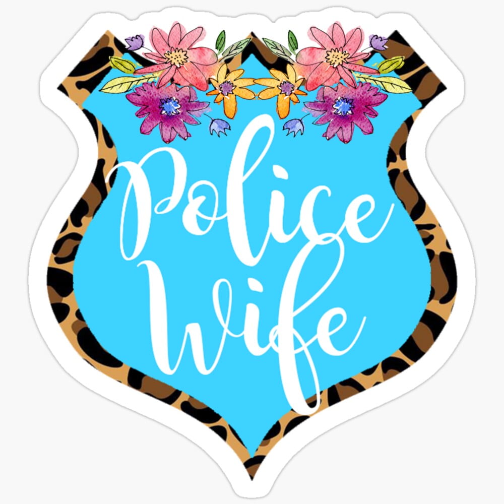 Kira Sticker - Police Officer'S Wife Police Wife Cute Badge Sticker ...