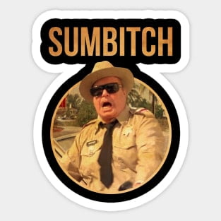 Kira Sticker With Police Sumbitch Justice Smokey Bandit Decorative ...