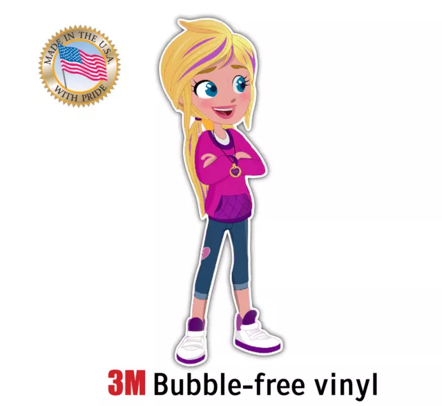 Kira Sticker With Polly Pocket Polly Decal Helmet Window Car Laptop ...