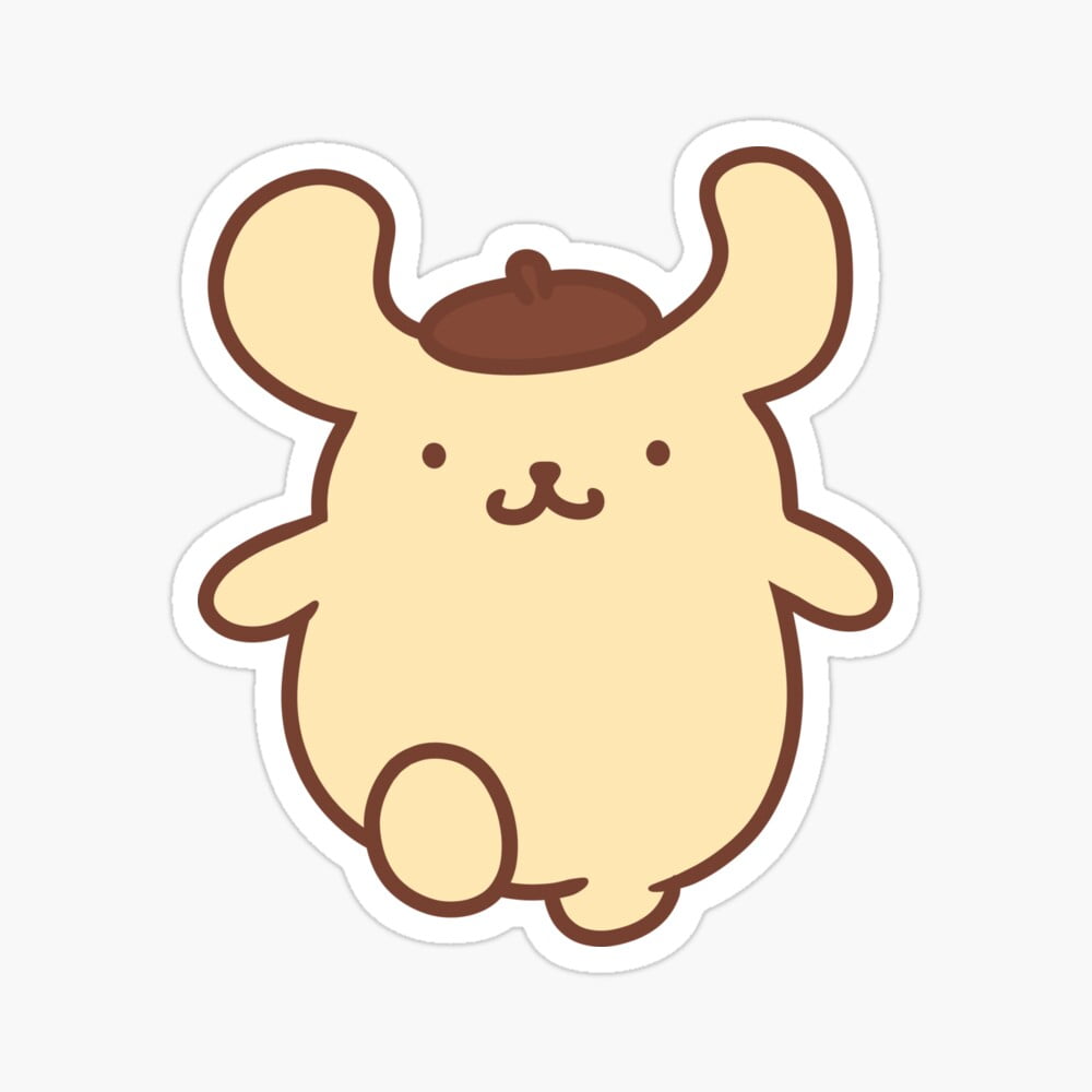 Kira Sticker With Pompompurin'S Playful Transformation Too Cute To ...