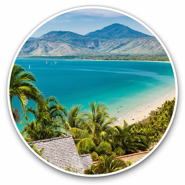 Kira Sticker With Port Douglas Beach Australia Cool Gift Decorative ...