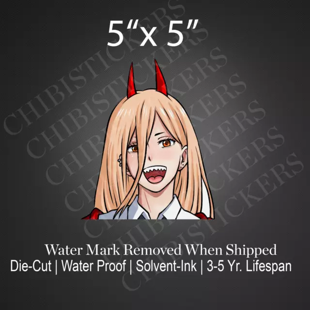 Kira Sticker With Power Chainsaw Man Devil Girl Window Decal Vinyl ...