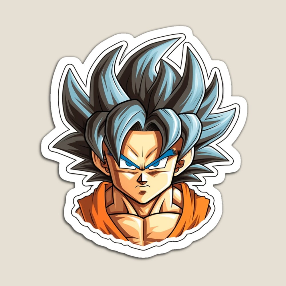 Kira Sticker With Powerful Warrior - Inspired Anime Character Design ...