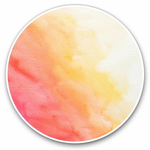 Kira Sticker With Pretty Watercolour Red Art Cool Gift Decorative ...