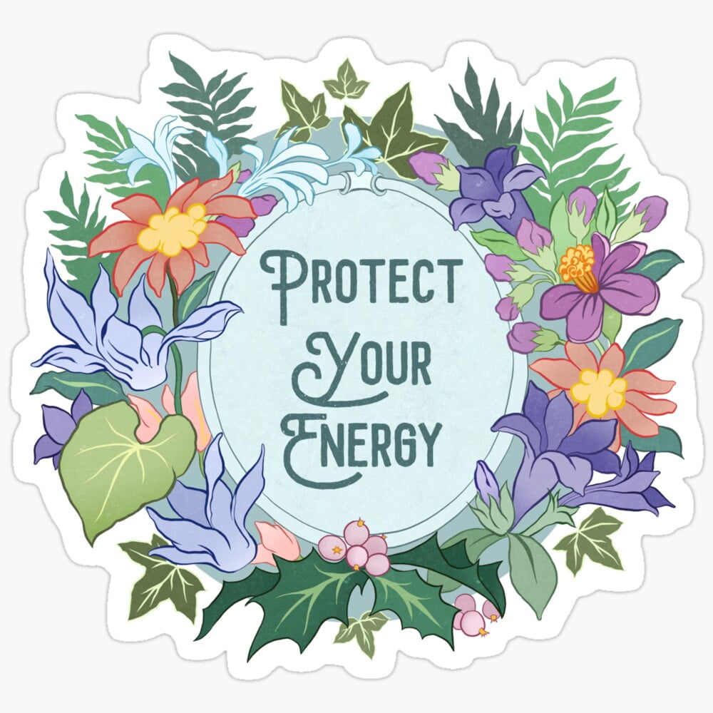 Kira Sticker - Protect Your Energy Gift For You - Phone Stickers, Waterproof Decals Water ...