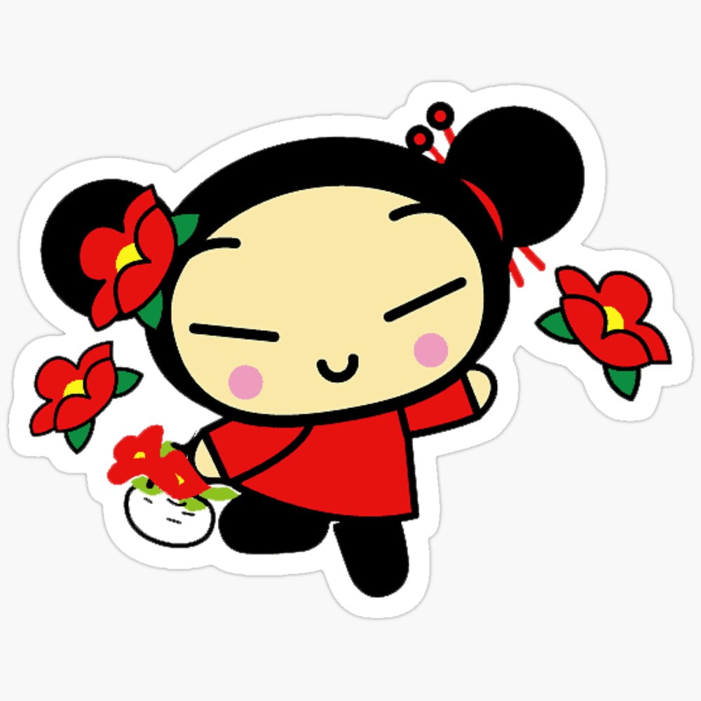 Kira Sticker - Pucca - Phone Stickers, Waterproof Decals Water Bottles ...