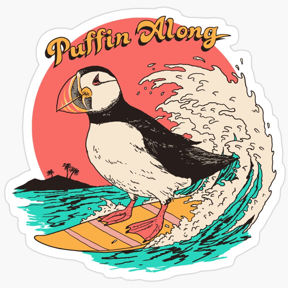 Kira Sticker - Puffin Along Sticker - Single, Trio, Or Squad — Collect ...