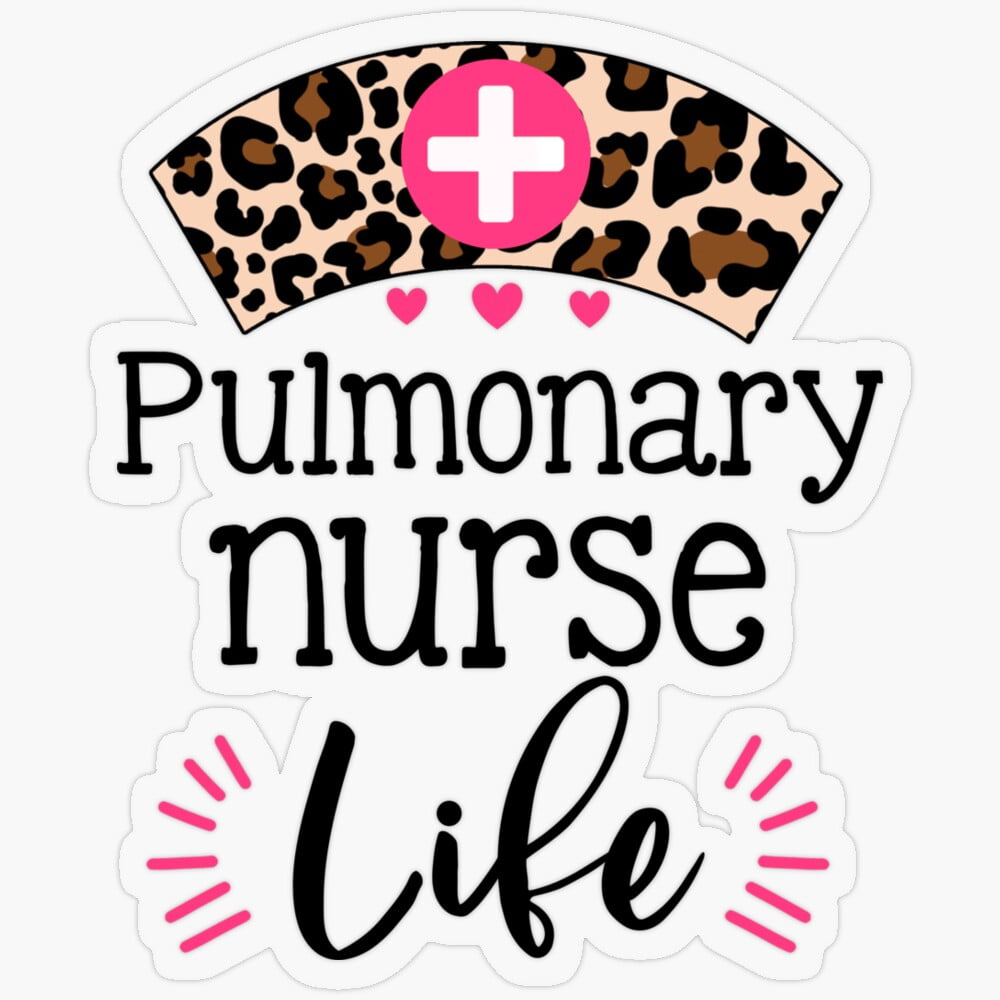 Kira Sticker With Pulmonary Nurse Nursing Gift Rn Medical Stethoscope ...