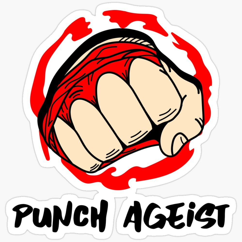 Kira Sticker - Punch Ageists Gift For You - Phone Stickers, Waterproof ...