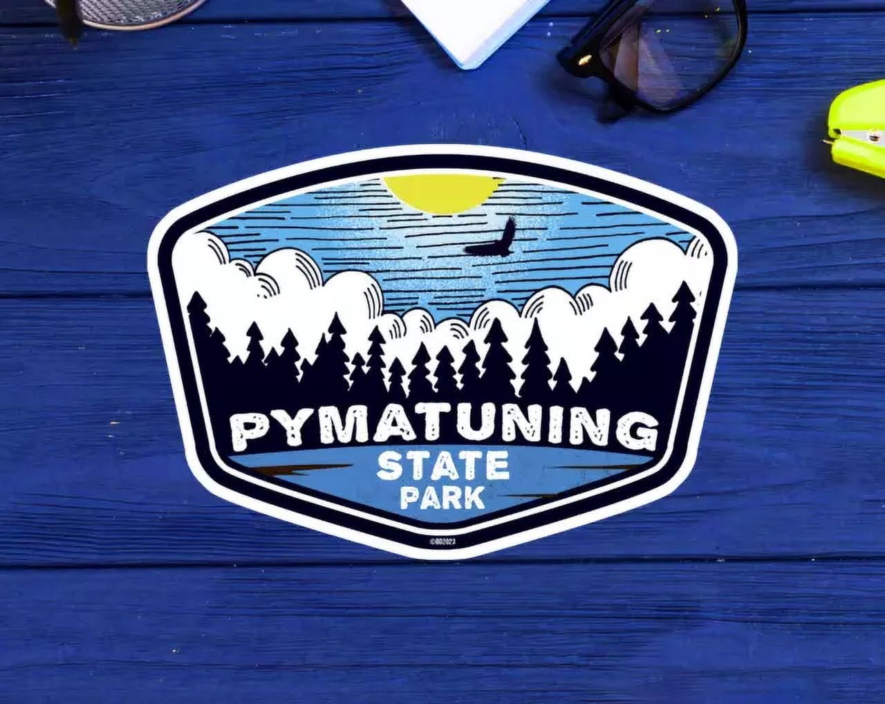 Kira Sticker With Pymatuning State Park Ohio Decal To Indoor Outdoor ...