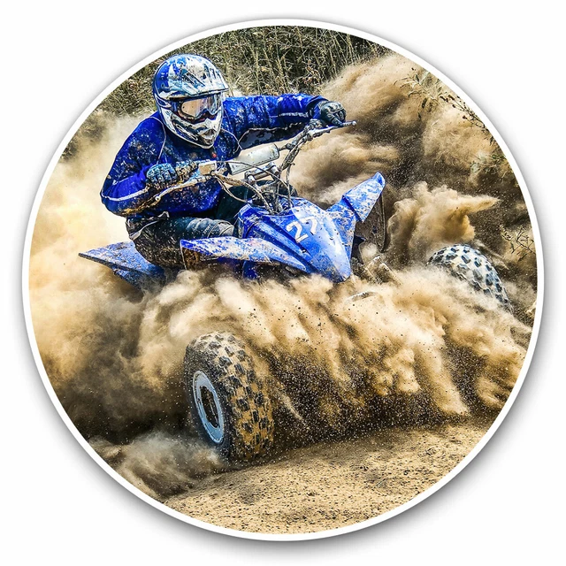 Kira Sticker With Quad Bike Atv 4X4 Dirt Biker Sports Cool Gift ...