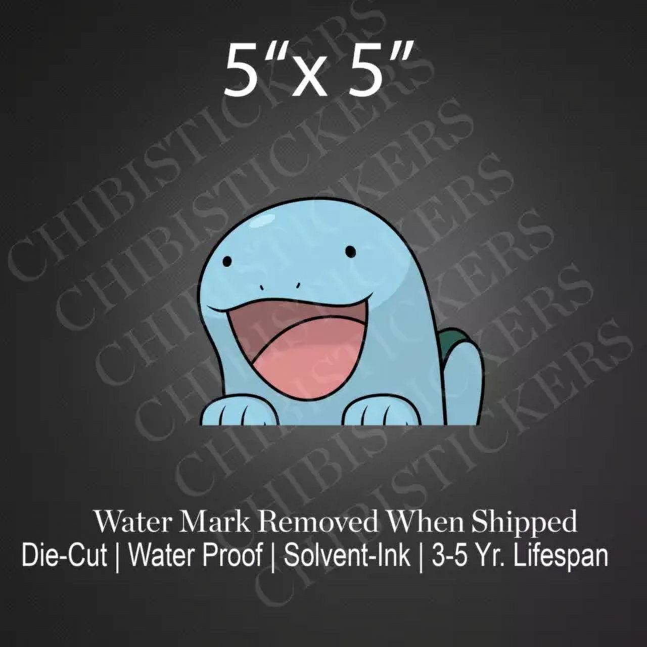 Kira Sticker With Quag Wobbuffet Pokemon Pikachu Kawaii Car Window ...